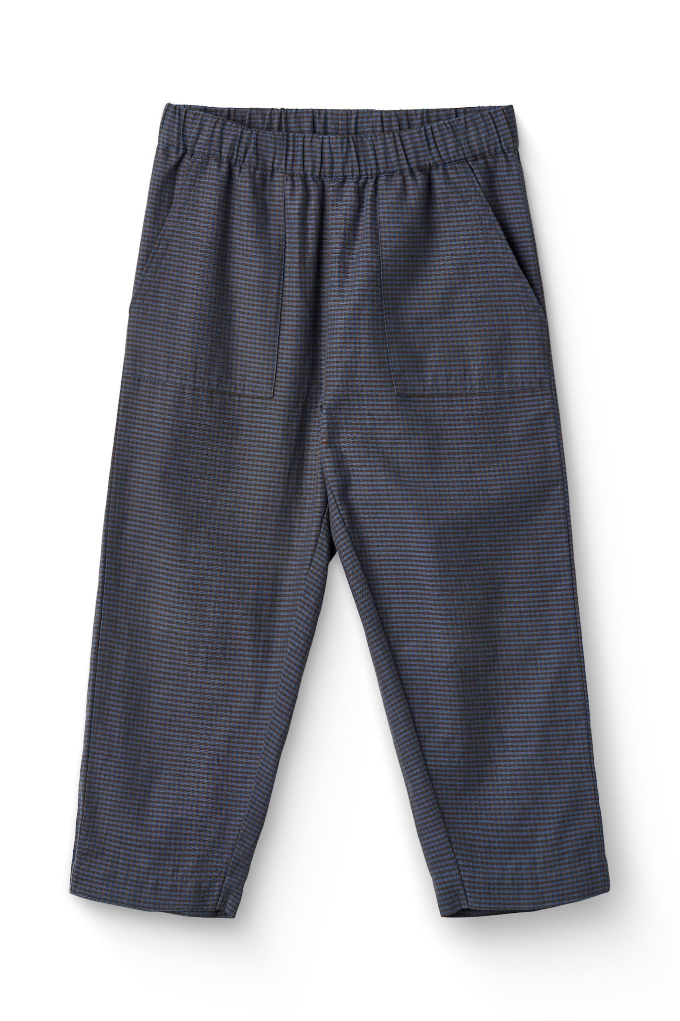 CHECK PANT - BROWN BLUE CHECK COMB – COPENHAGENCOLORS